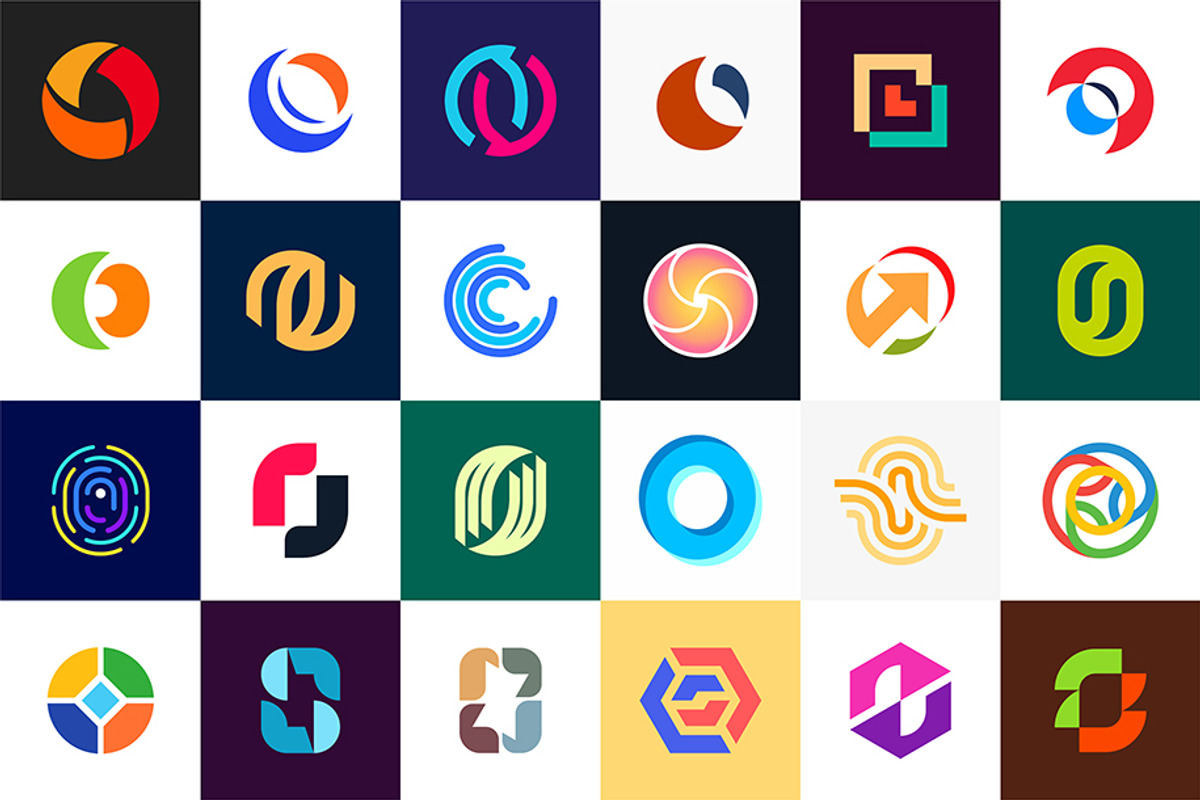 Logos collection with letter O, an Icon by NataliiaVolyk