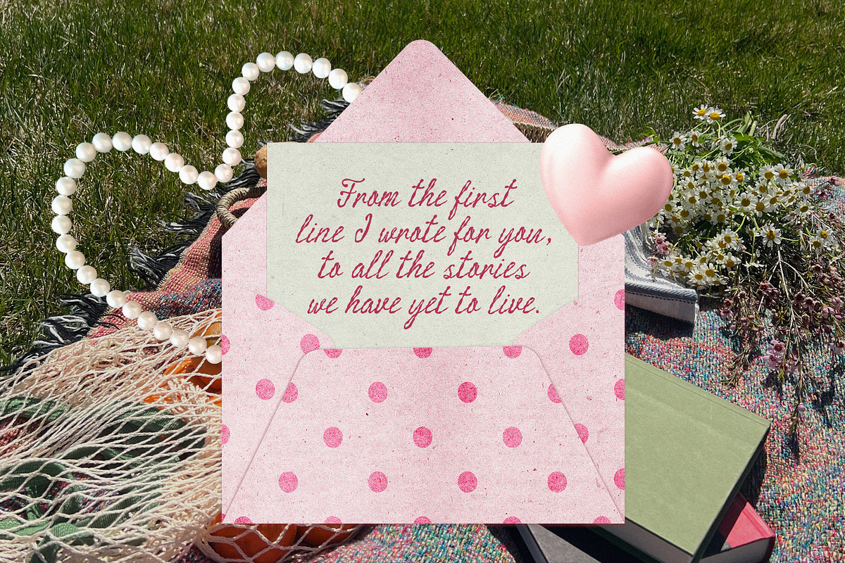 April Story Wavy Romantic Script Font