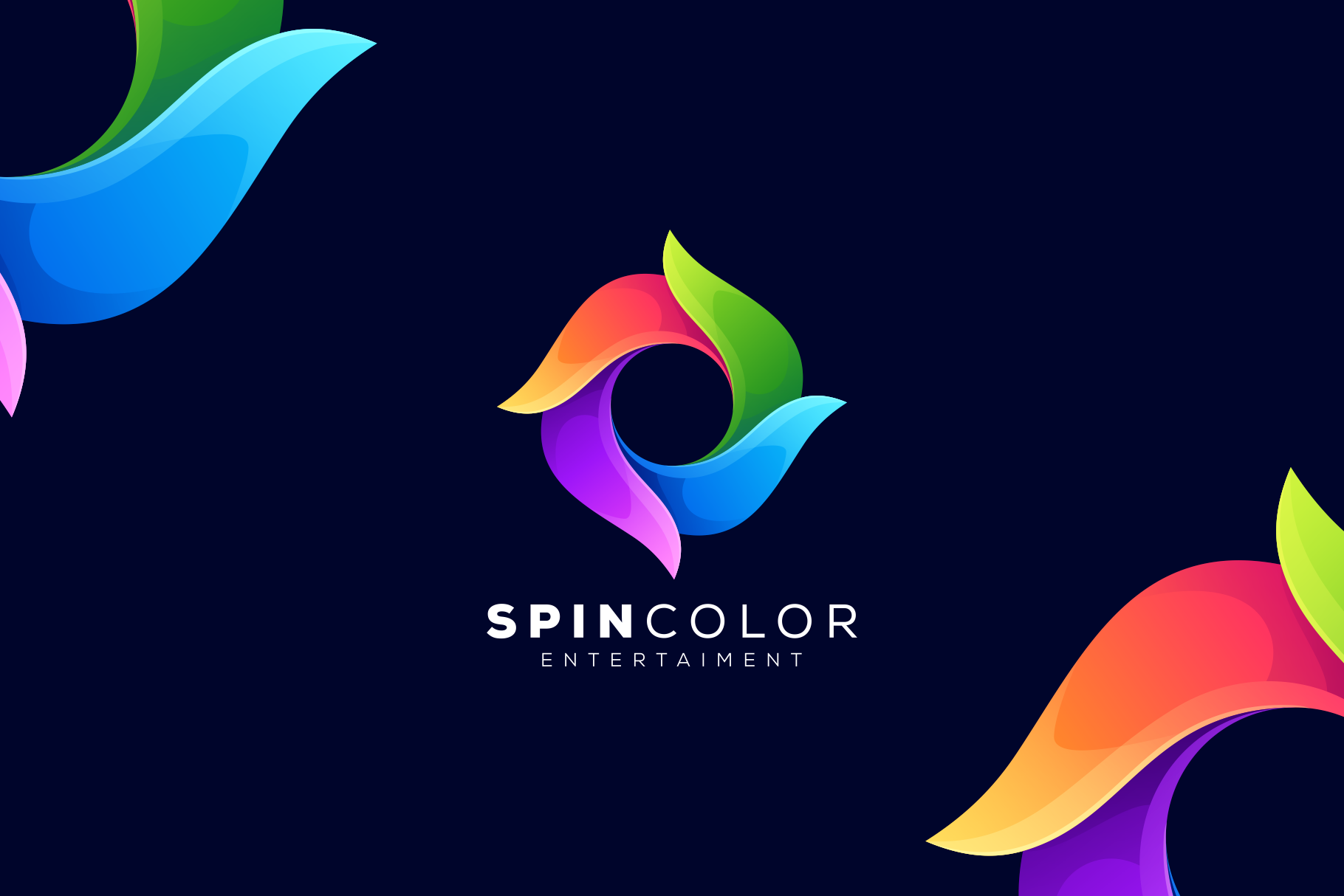 Spin color logo, a Branding & Logo Template by ModalTampang