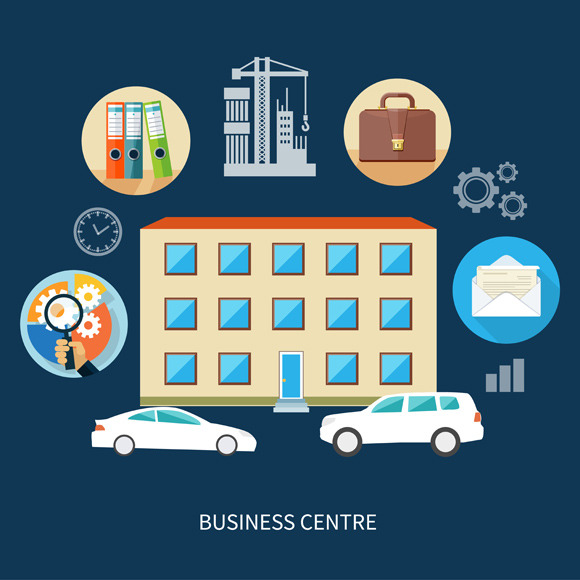 Modern Business Center, a Graphic by robuart