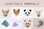 Low Poly Animals Bundle, an Animal Illustration by iZeljko