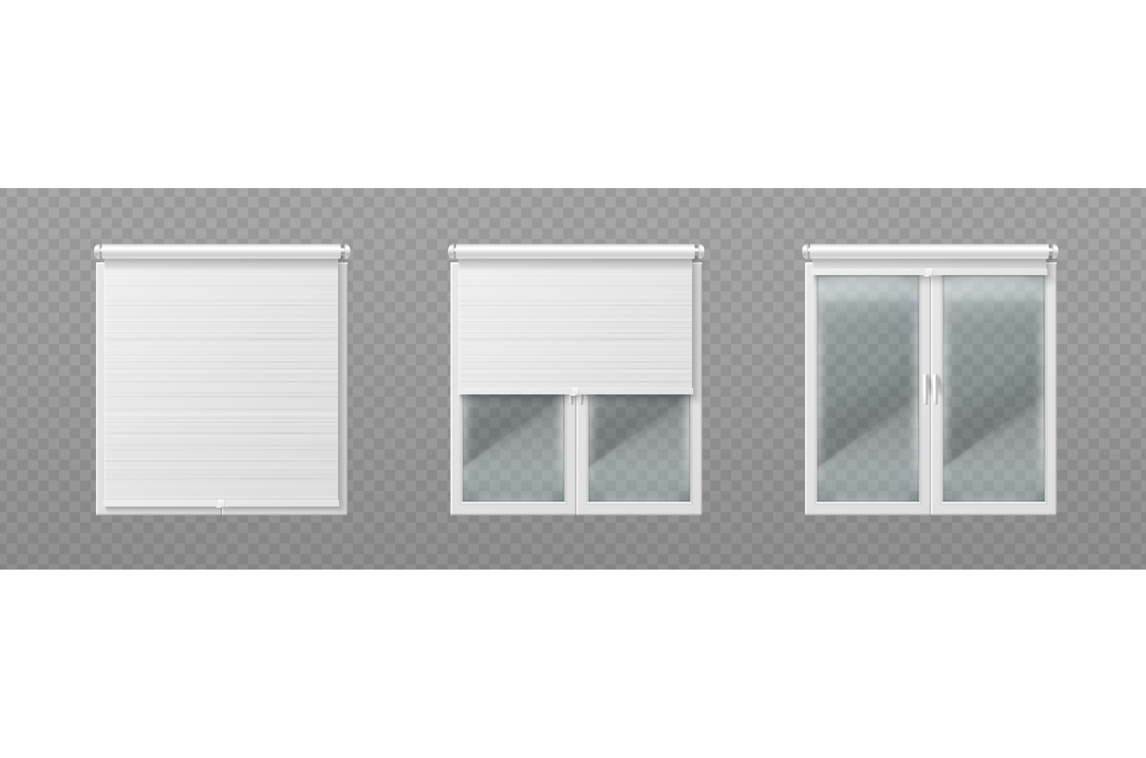 Window with open and closed roller, an Object Illustration by art PVP ...