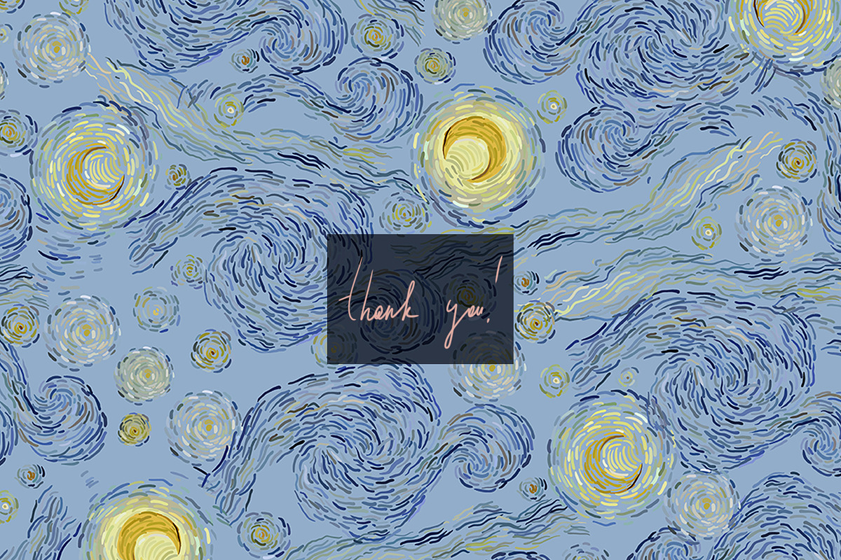 Starry night seamless vector set, a Pattern Graphic by PatternsBlooming