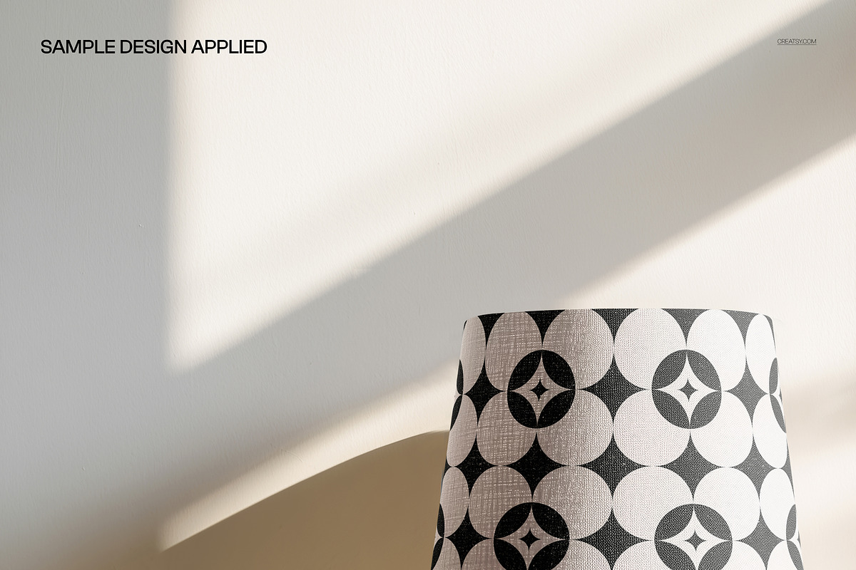 Table Lamp with Shade Mockup, a Household Mockup by creatsy5