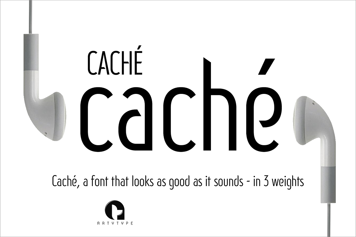 Cache, a Sans Serif Font by ArtyType
