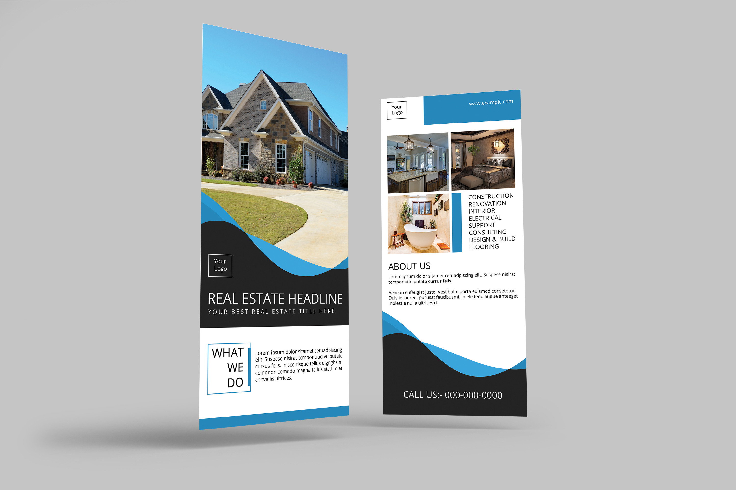 Real Estate Rack Card V07 | Card Templates ~ Creative Market