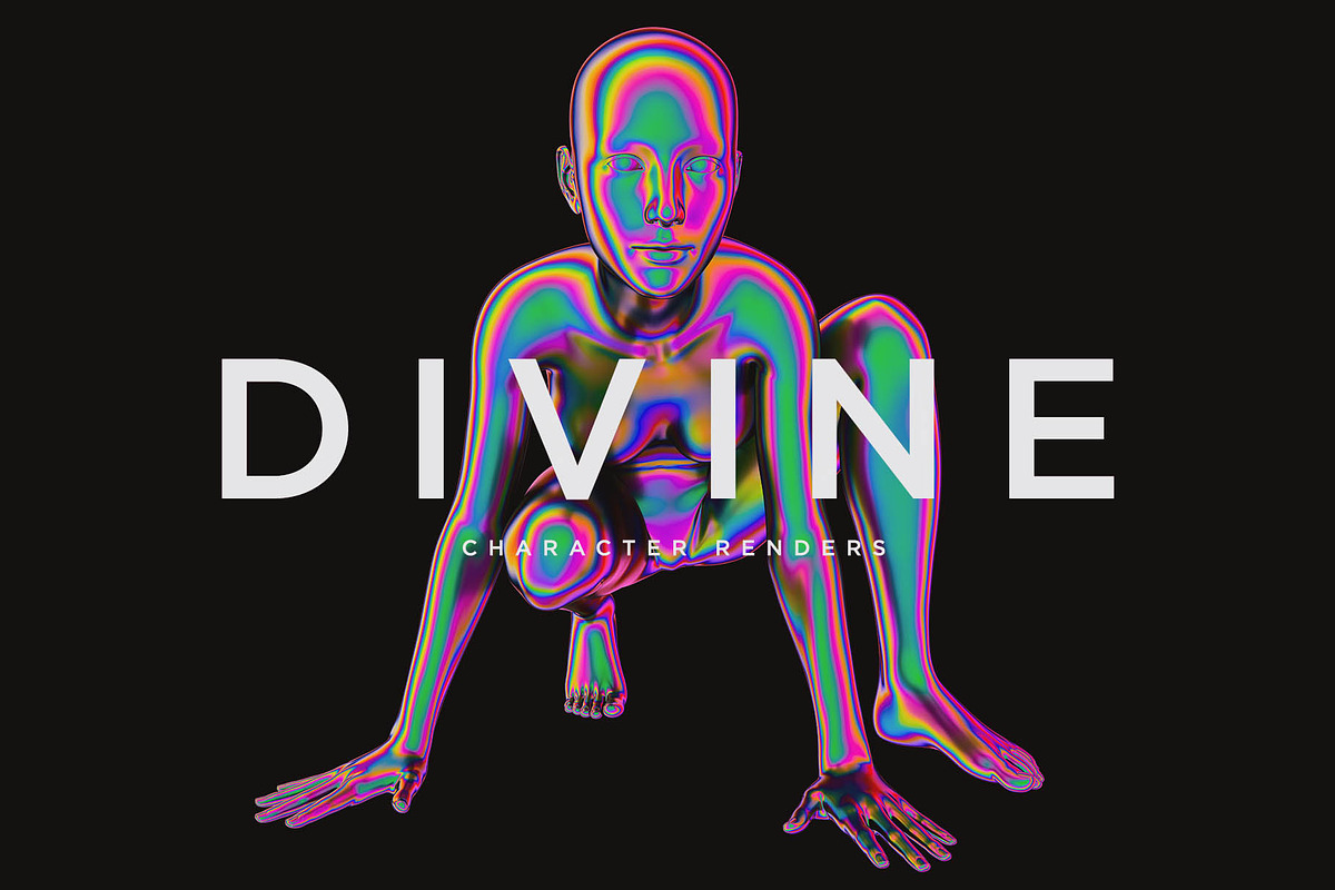 Divine: Character Renders, an Object Graphic by RuleByArt