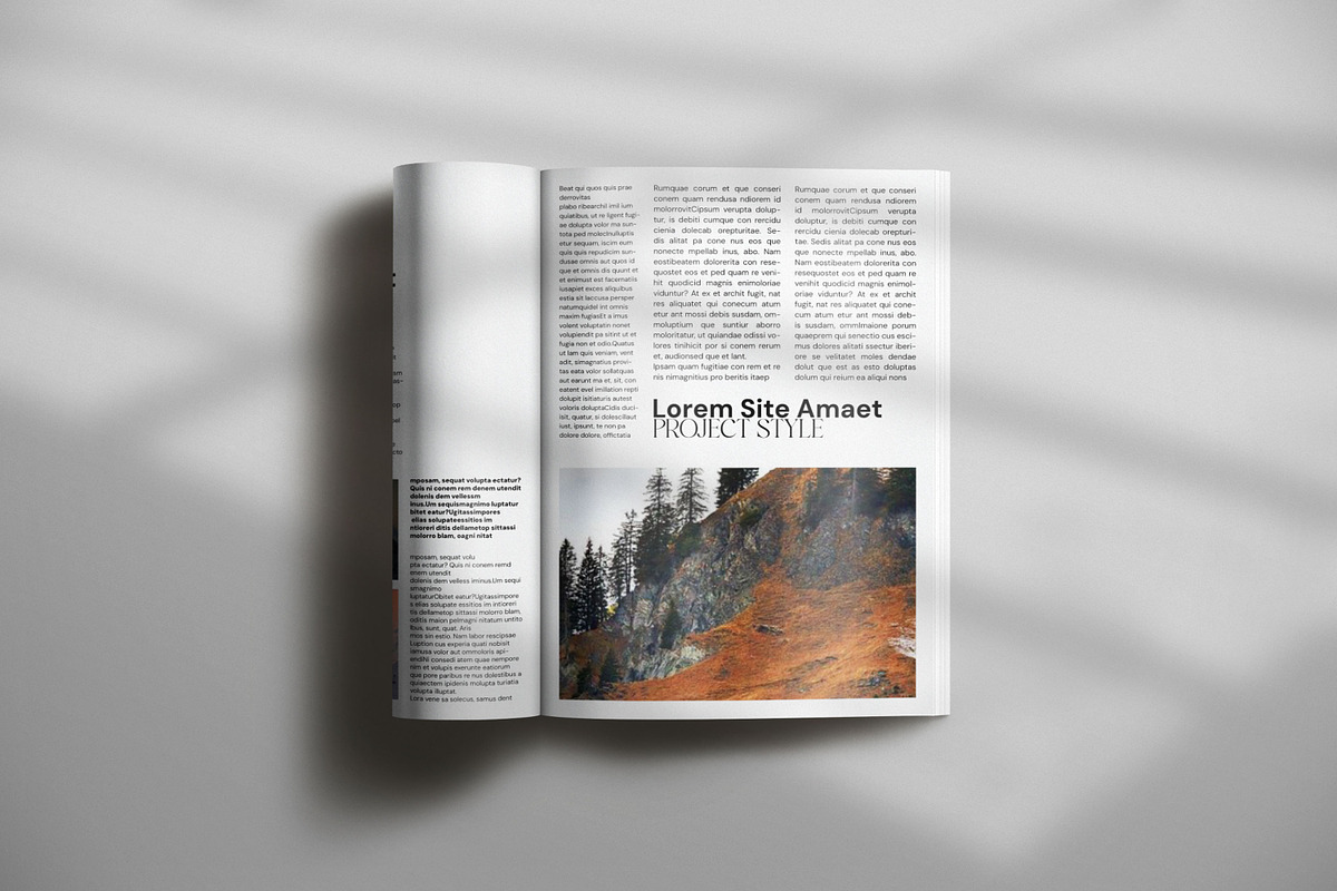 Traverse Magazine Template, a Magazine Template by Creatiya Type