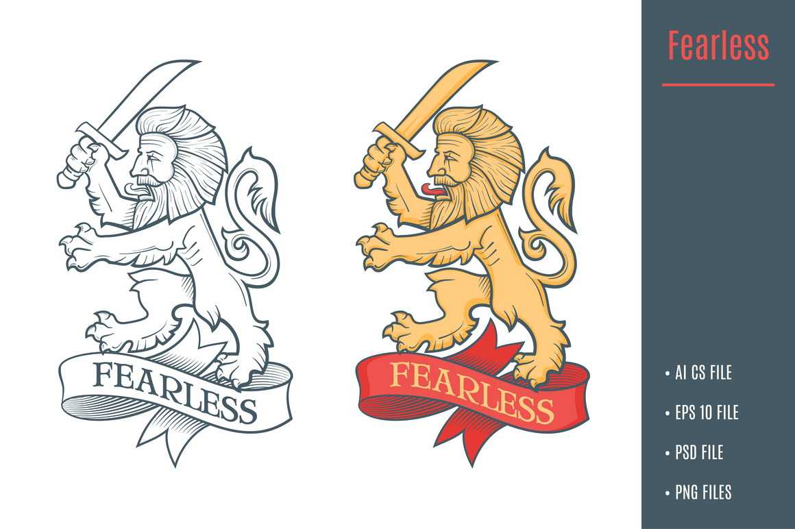 Fearless, an Animal Illustration by Genestro Shop