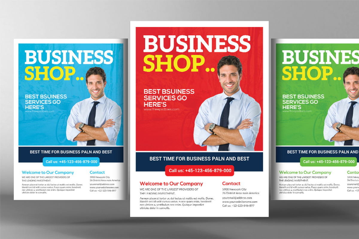 4 Smart Business Flyers Bundle, a Flyer Template by graphicforest ...