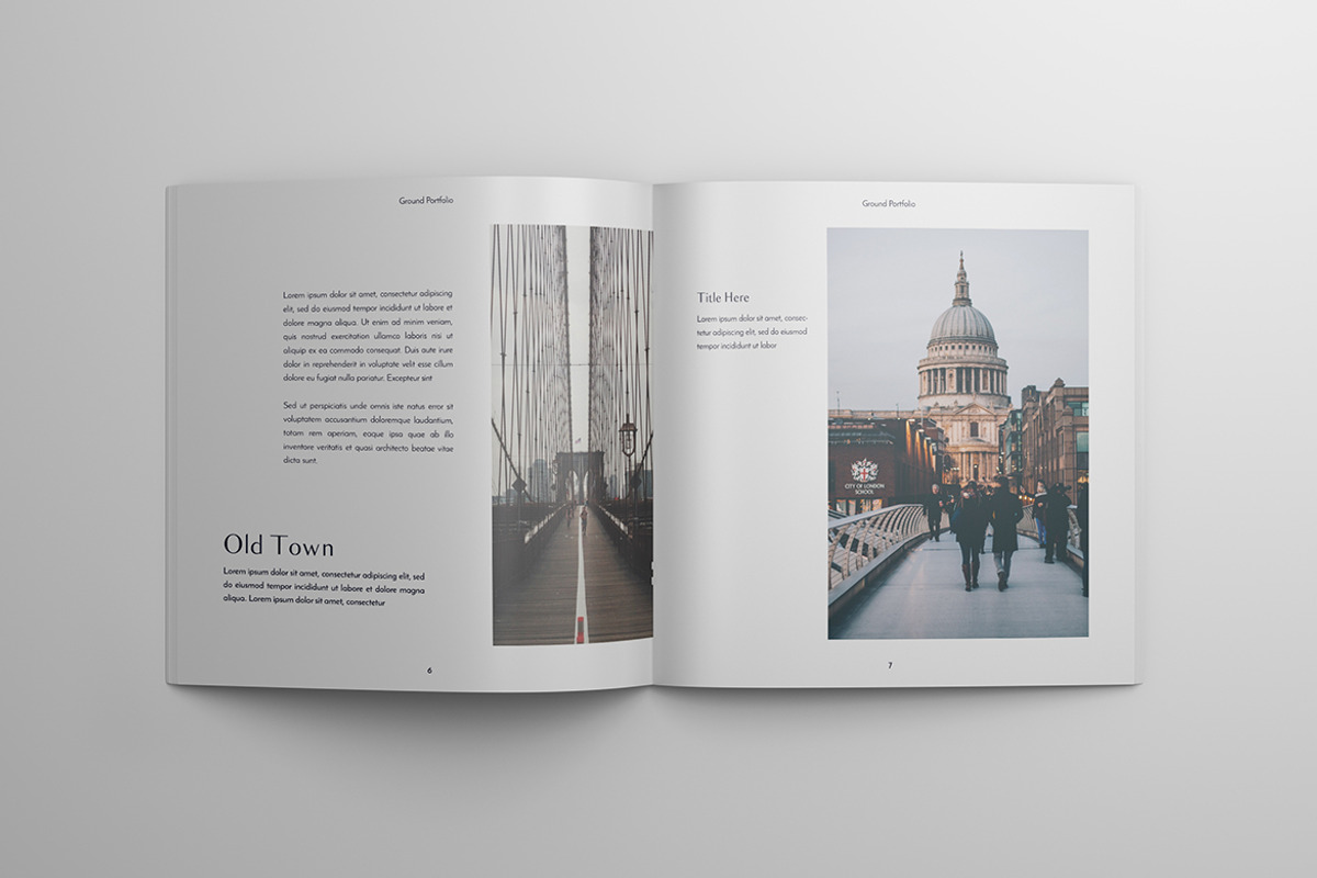 Square Magazine Template, a Magazine Template by MA-KING_ART