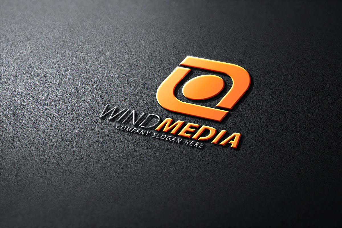 Wind Media Logo, a Branding & Logo Template by Creative Dezing