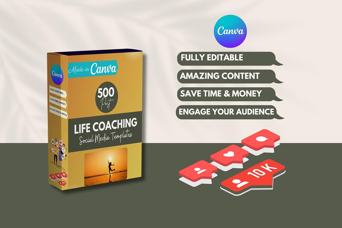 Life Coaching Canva Templates