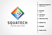 Square Technology Logo, a Branding & Logo Template by Design_Planet