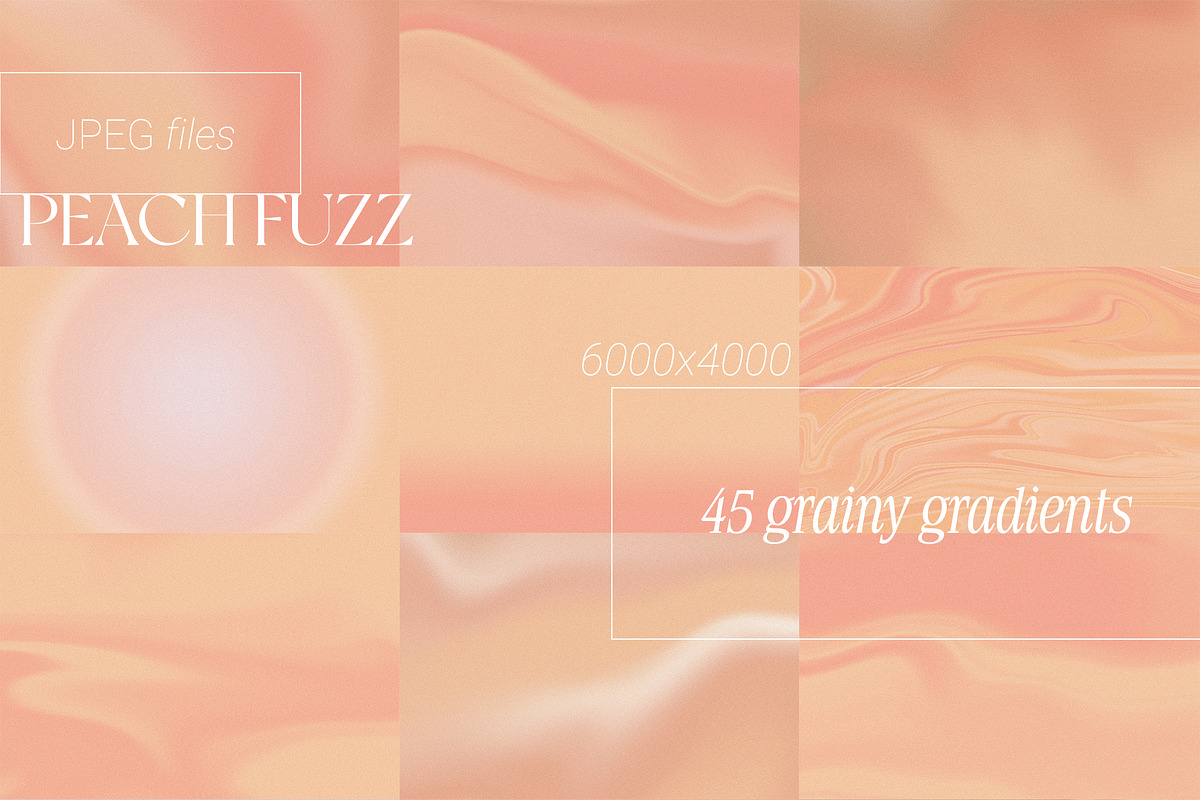 Peach Gradient Texture Backgrounds