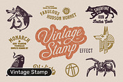Vintage Stamp Effect
