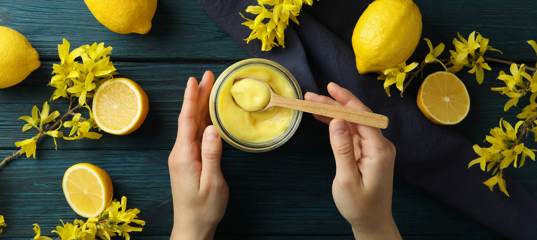 Concept of tasty food, lemon curd, top view, a Food & Drink Photo by ...