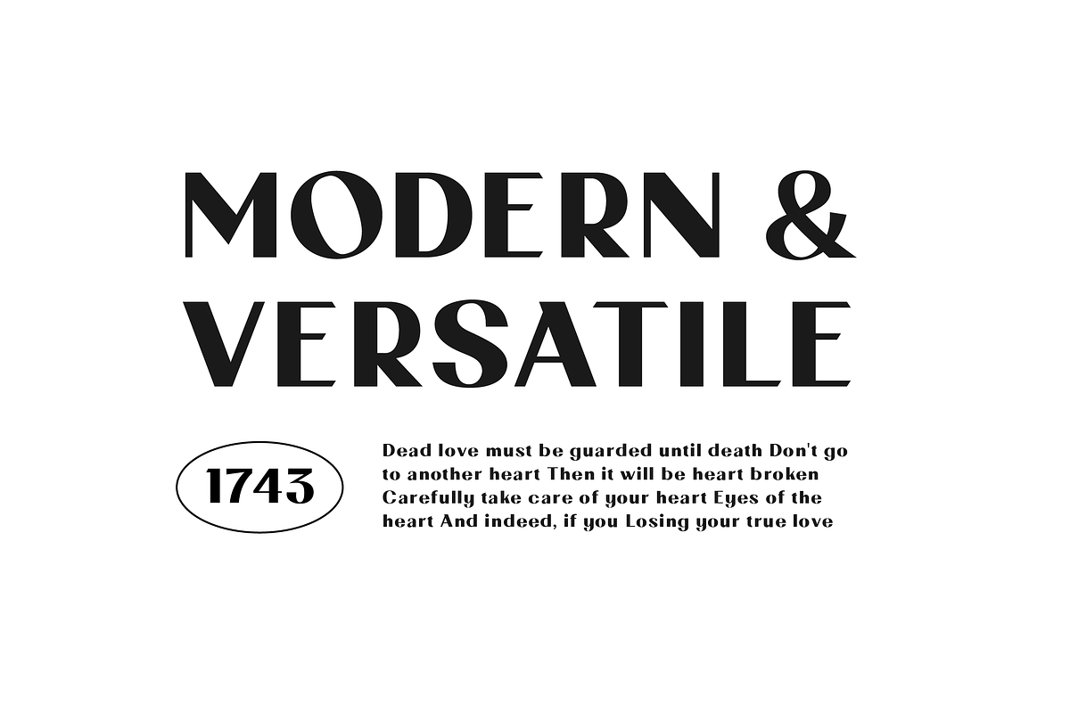 Desmon Modern Typeface