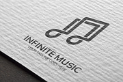 Infinite Music Logo, a Branding & Logo Template by CAIRON CREATIVESTUDIO