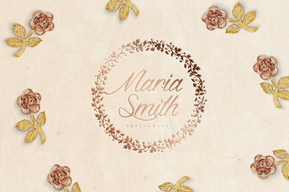 Beautiful Rose Gold Logos + Bonus, a Branding & Logo Template by Little ...