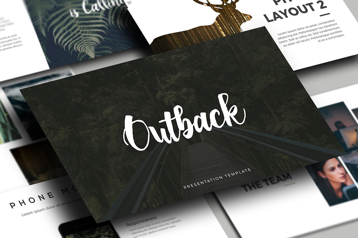 Outback - Presentation Template, a Presentation Template by Medialoot