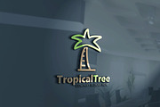 Tropical Tree Logo, a Branding & Logo Template by Creative Dezing ...