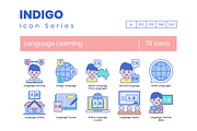 75 Language Learning Icons | Indigo, an Icon by Flat Icons