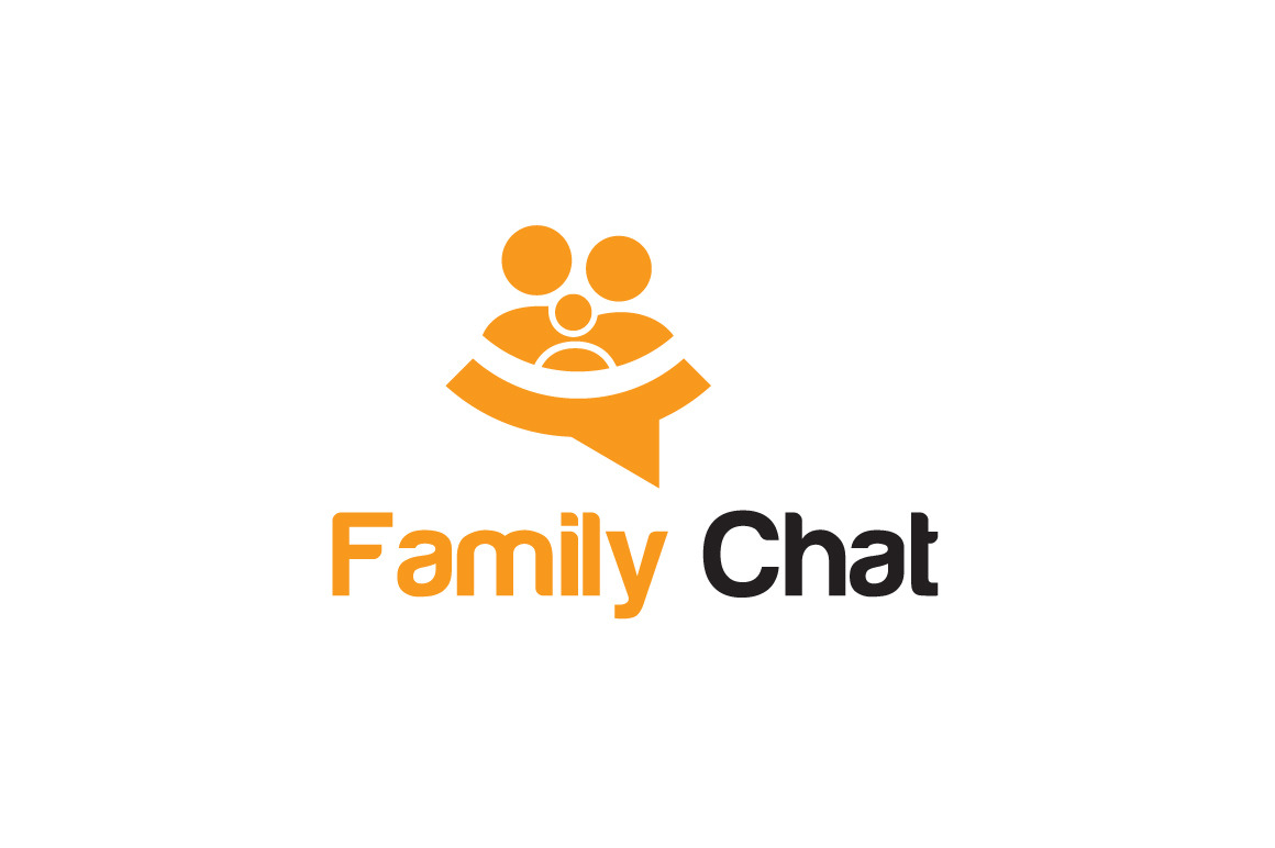 Family Chat Logo Template, a Branding & Logo Template by Logo20