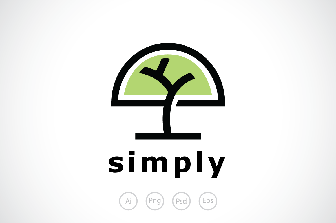 Half Round Tree Logo Template, a Branding & Logo Template by Heavtryq ...