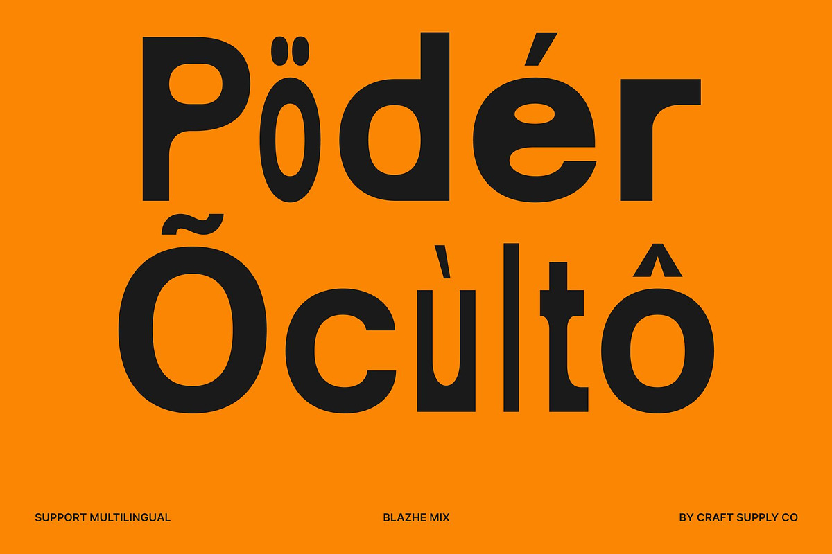 Blazhe Mix, a Sans Serif Font by Craft Supply Co.