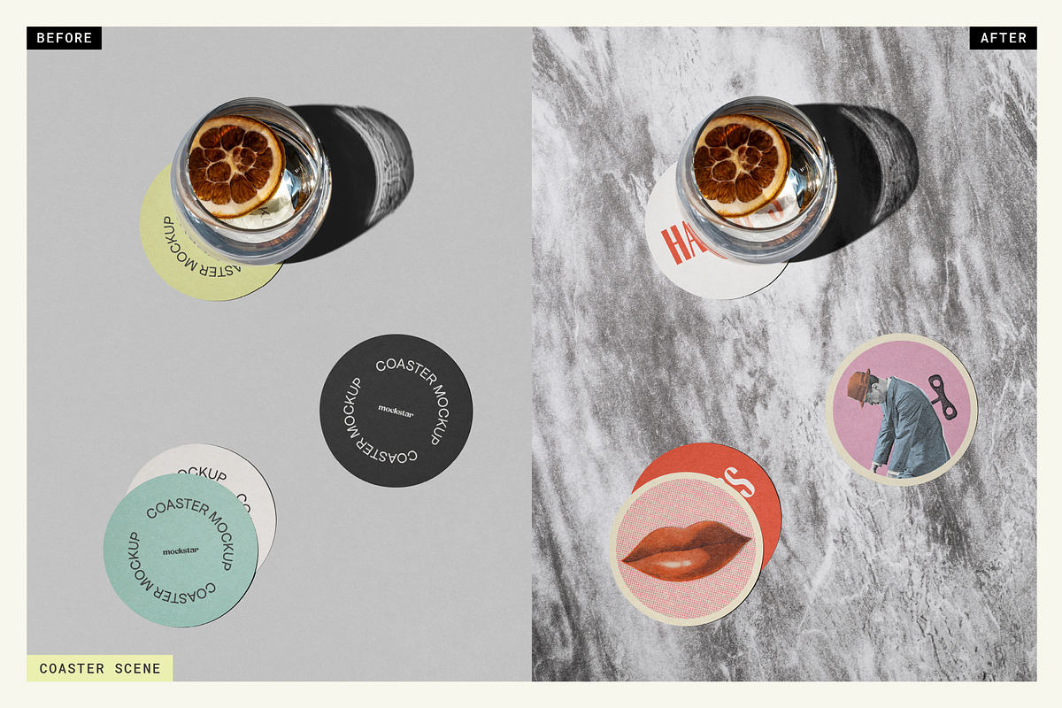 Cafe Mockup Bundle Set | Cafe & Bakery Branding