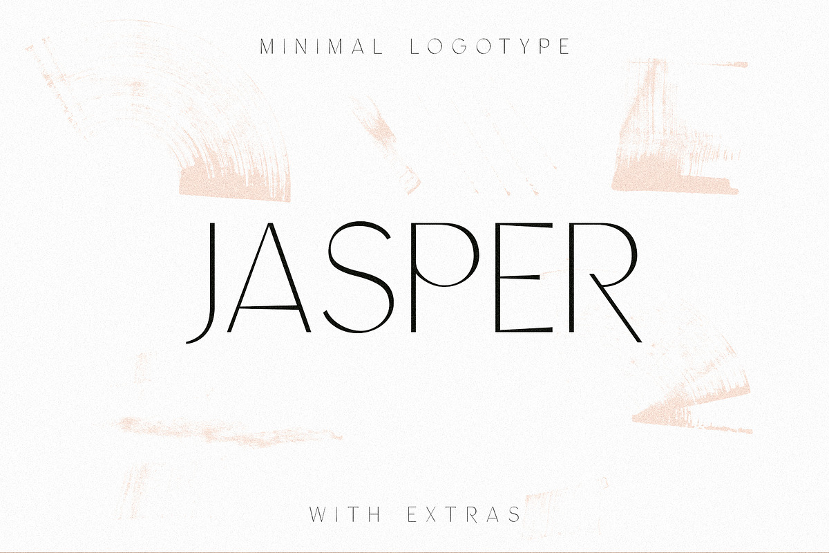 Jasper Font with Extras, a Sans Serif Font by Jen Wagner Co