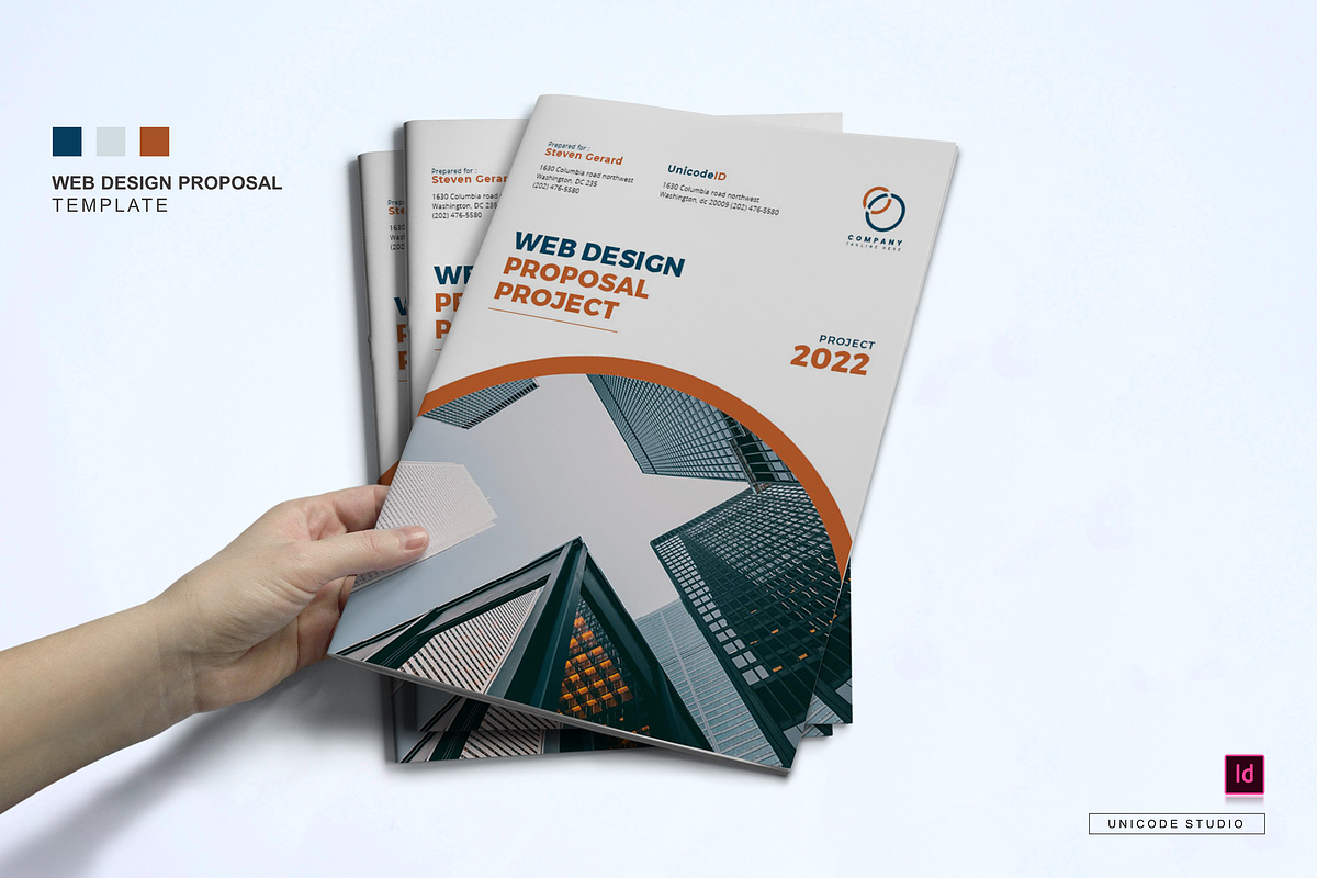 Proposal File Template, a Brochure Template by UnicodeID | Creative Market