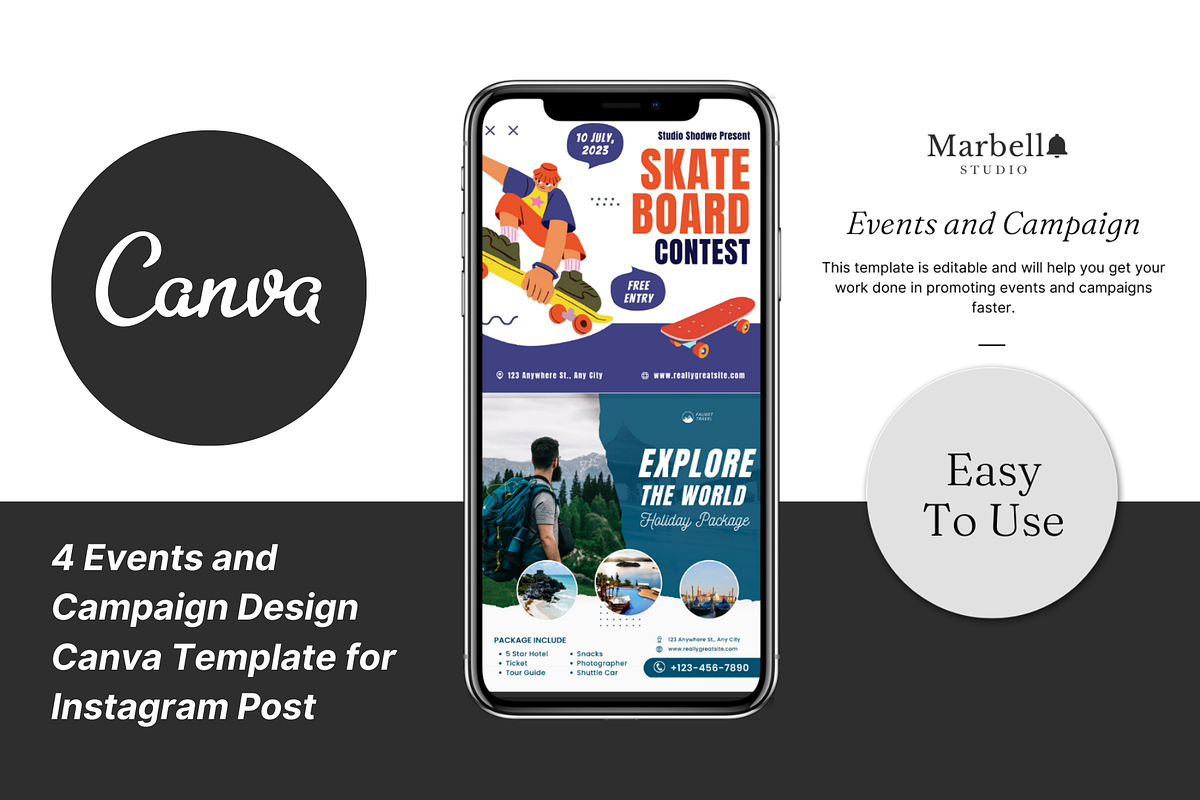 Events and Campaign Canva Template