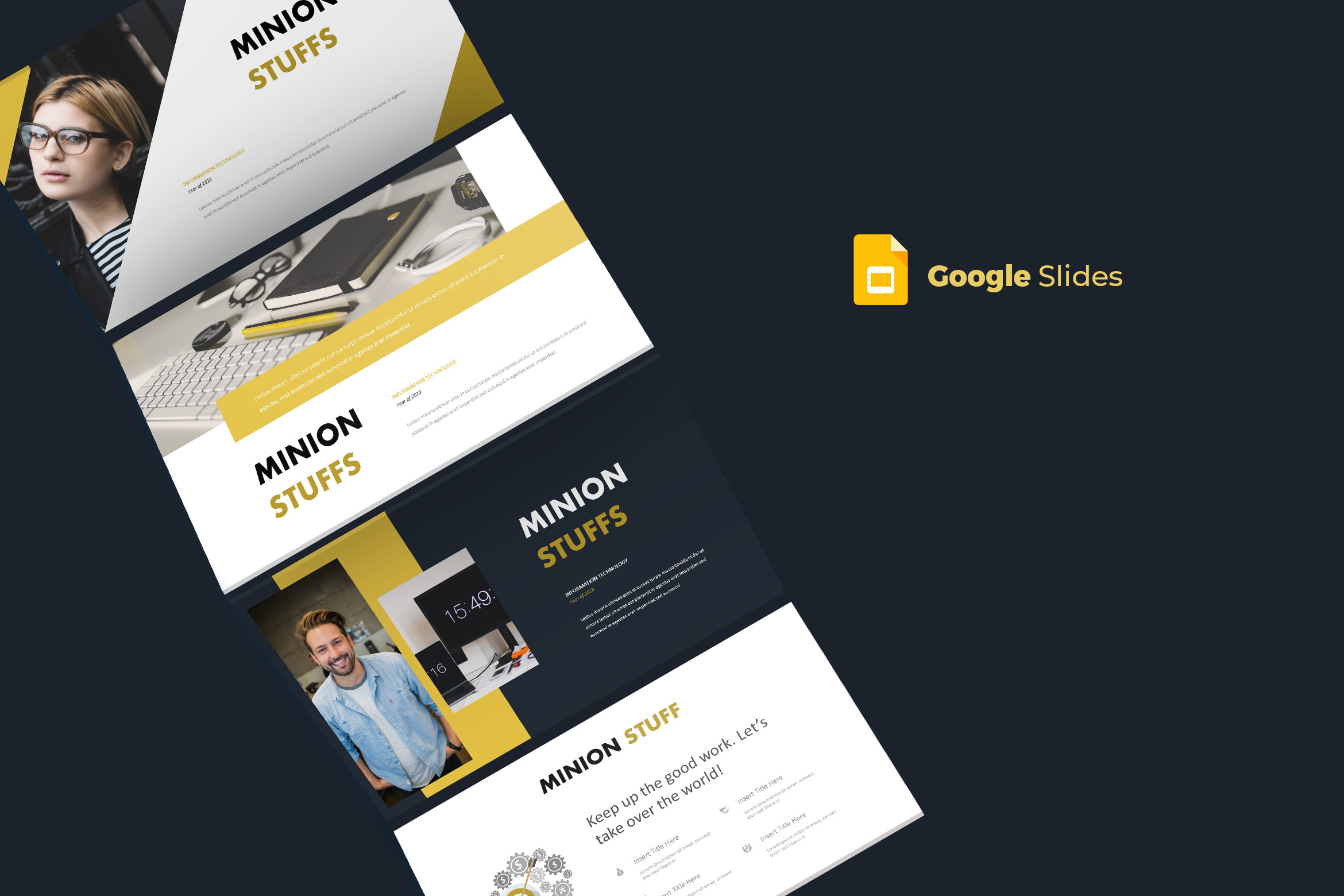 Minion - Google Slides Template, a Presentation Template by AQR Studio