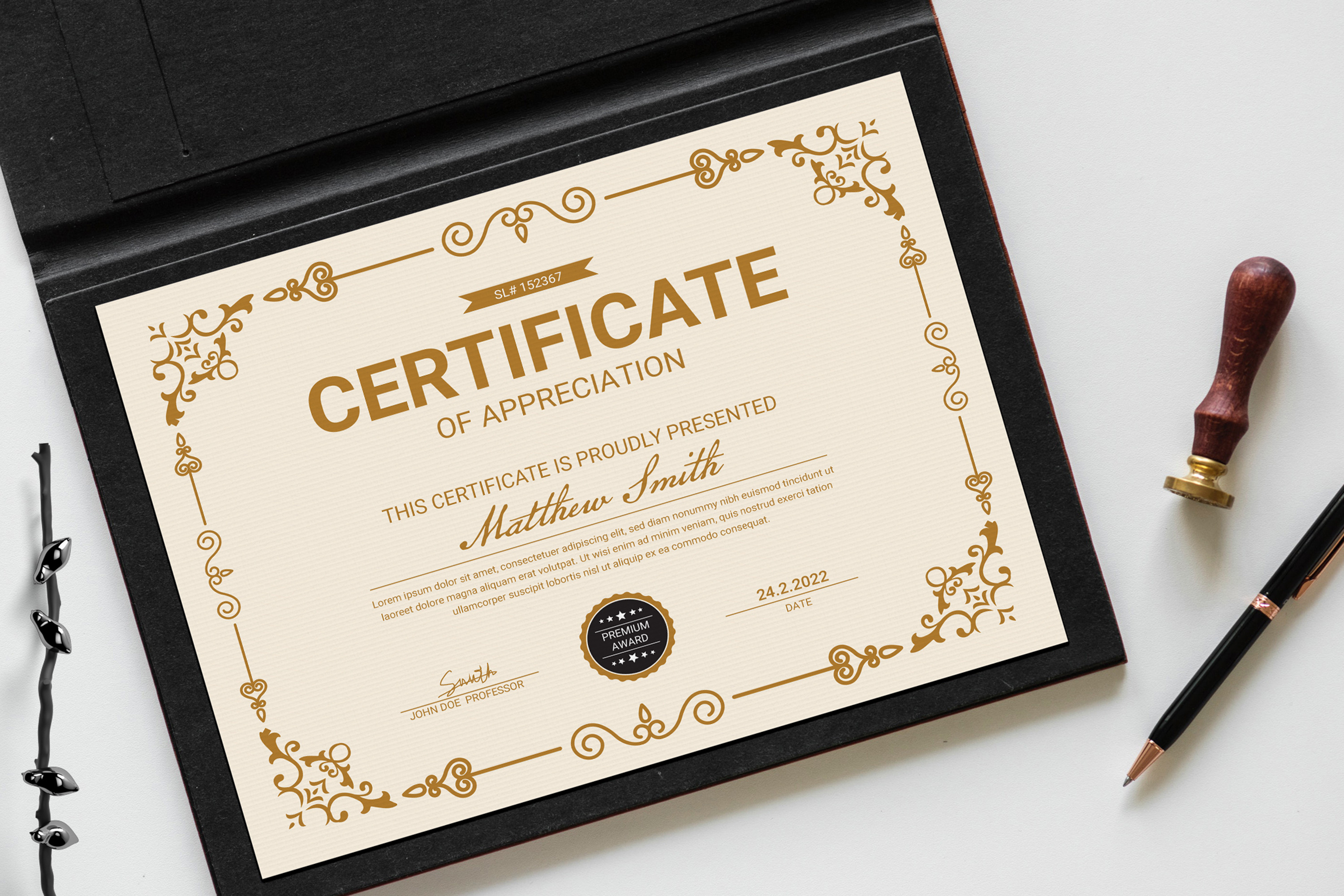 Corporate Certificate Template
