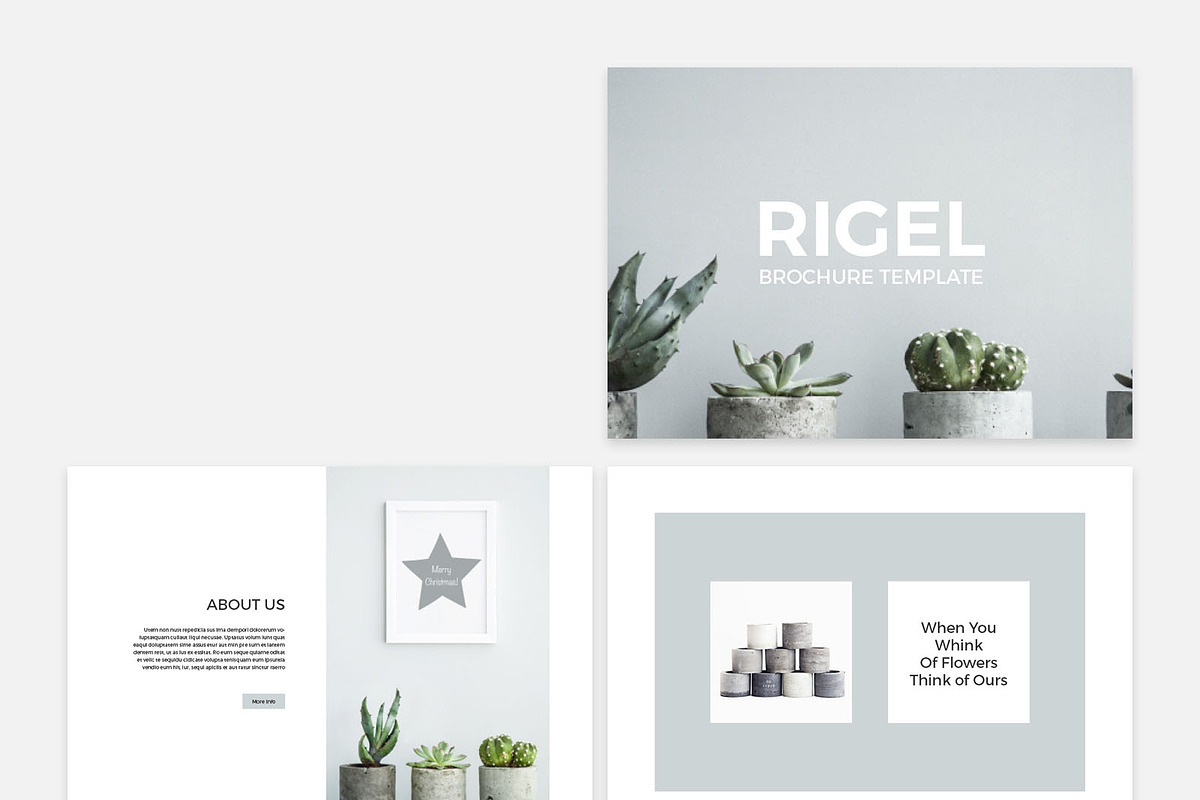 Rigel Brochure Template, a Brochure Template by SlideStation