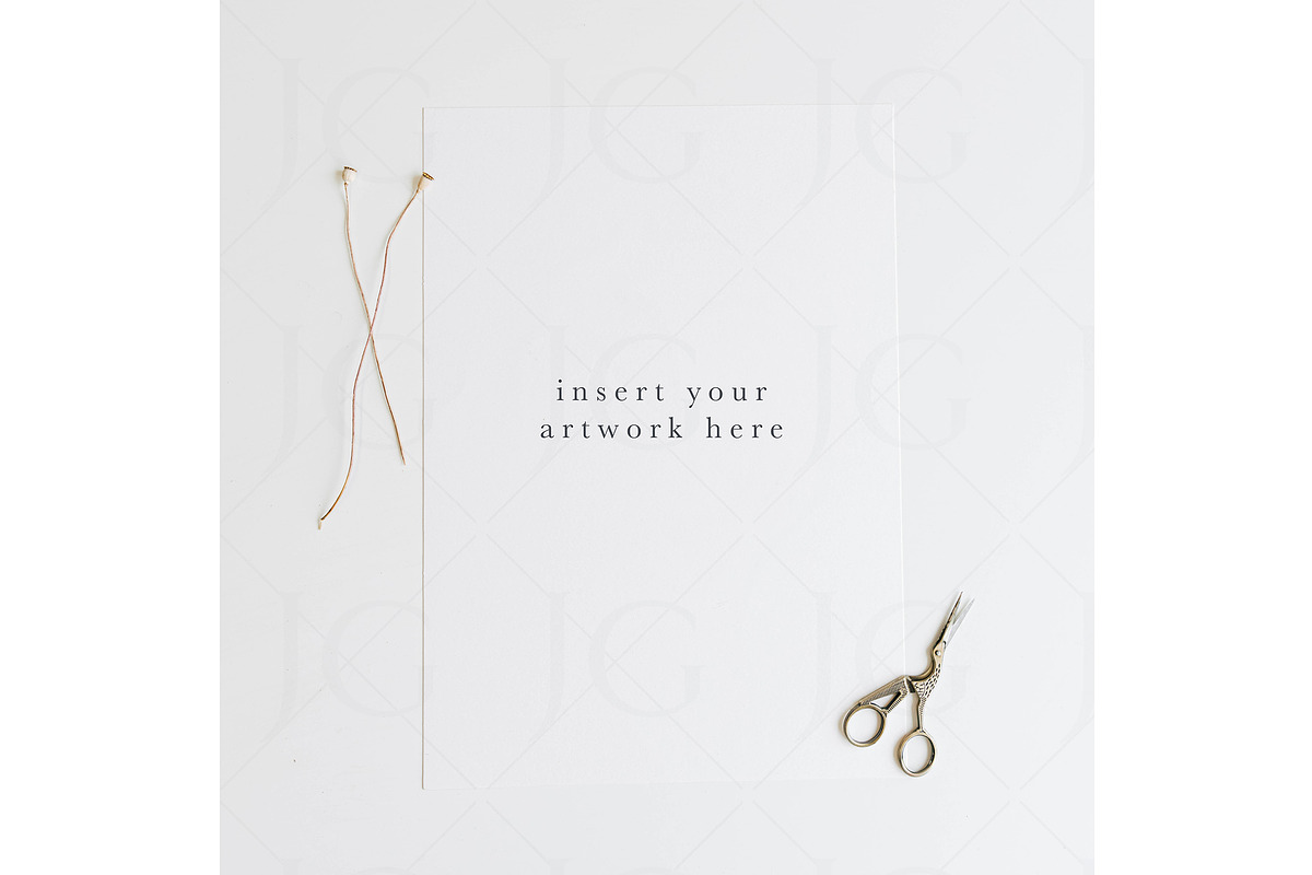 Anya Print Frame Mock Up Collection, a Print Template by Jade Golding ...
