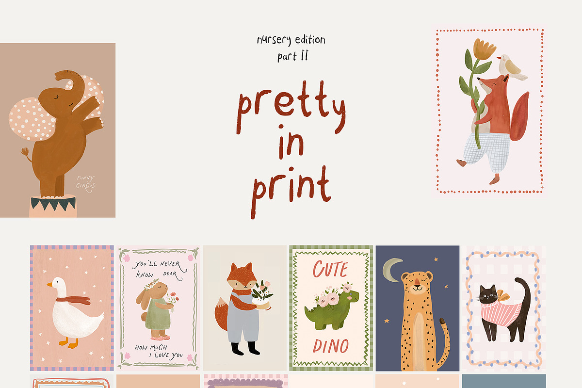 Pretty in Print - 150 Kids Posters
