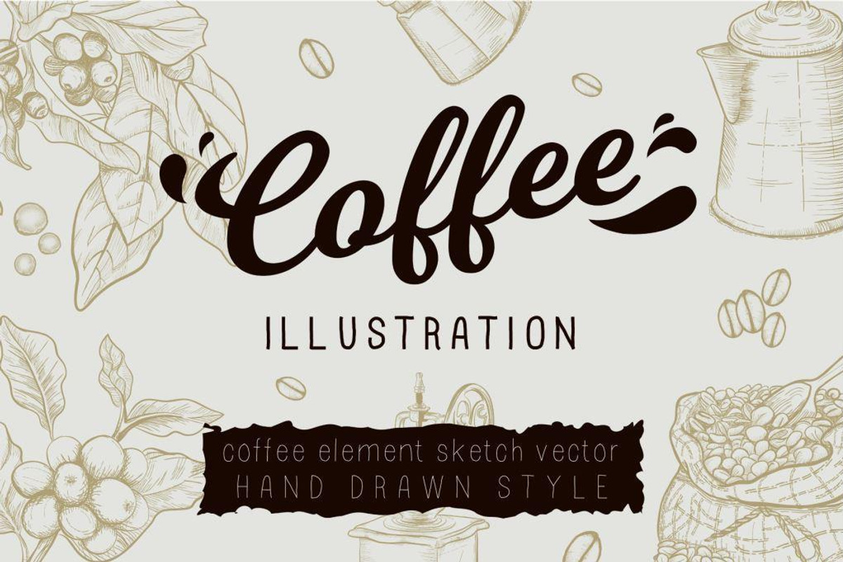 Coffee Vector Illustration, an Illustration by AtasLayar