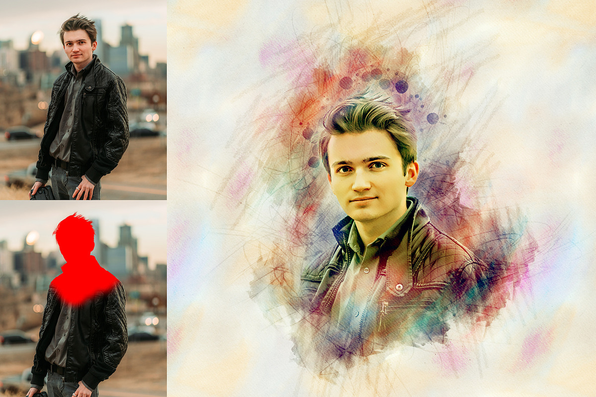 Photoshop Poster Effect, an Action Add-On by MRI STUDIO | Creative Market