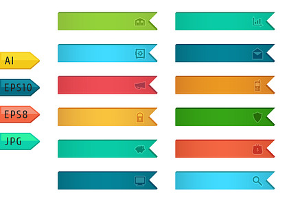 Vector donate and buying buttons set, a Templates & Theme by julia ...