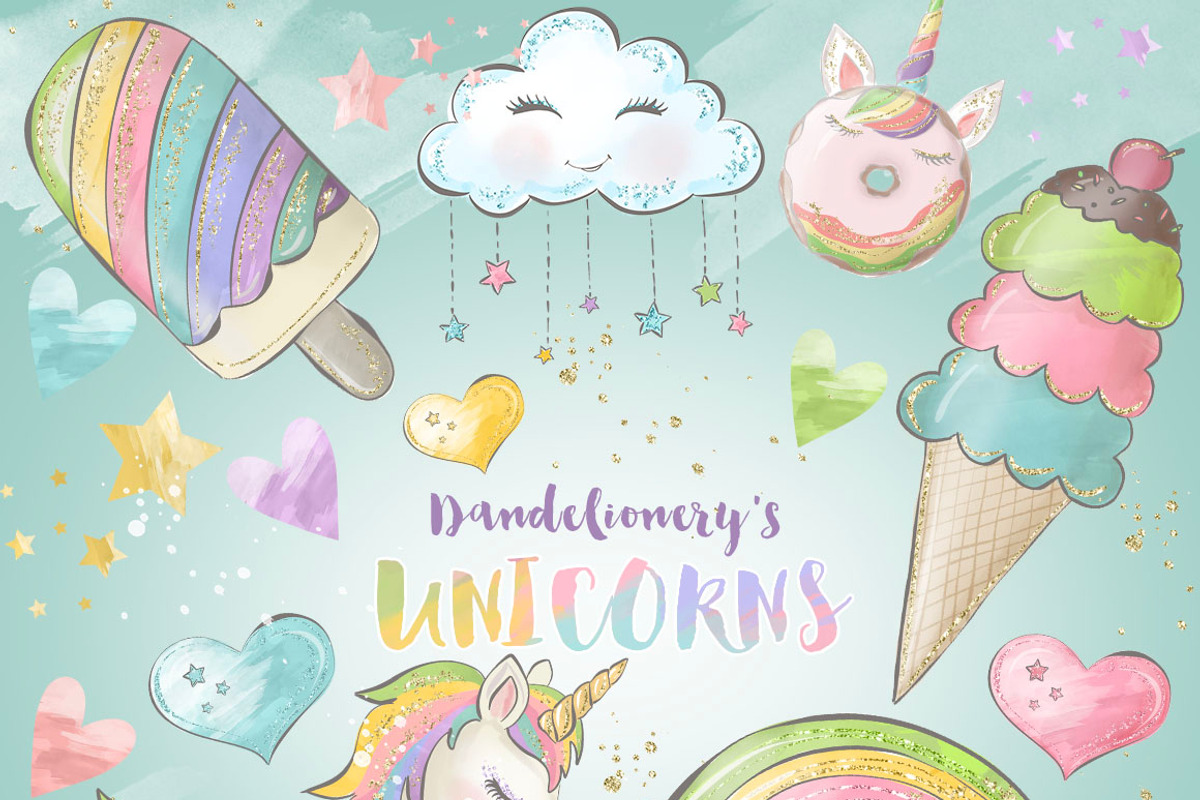 Unicorns design, an Animal Illustration by designloverstudio