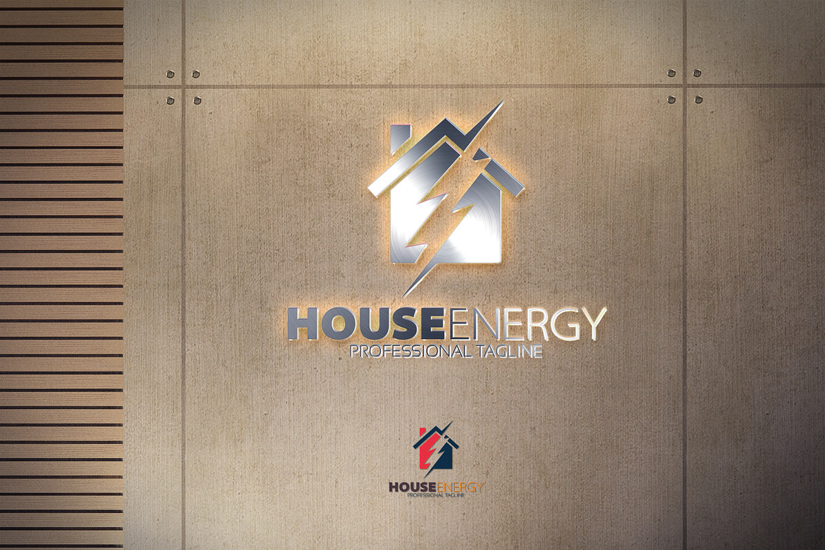 House Energy Logo, a Branding & Logo Template by essegraphic