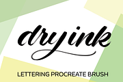 Dry Ink Procreate Brush, a Brush Add-On by sarahtypes