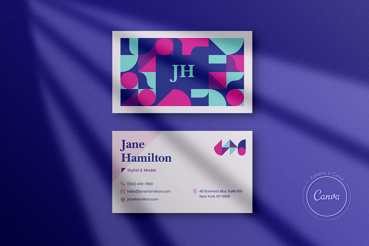 Canva Business Card Template, a Business Card Template by PixelGaze