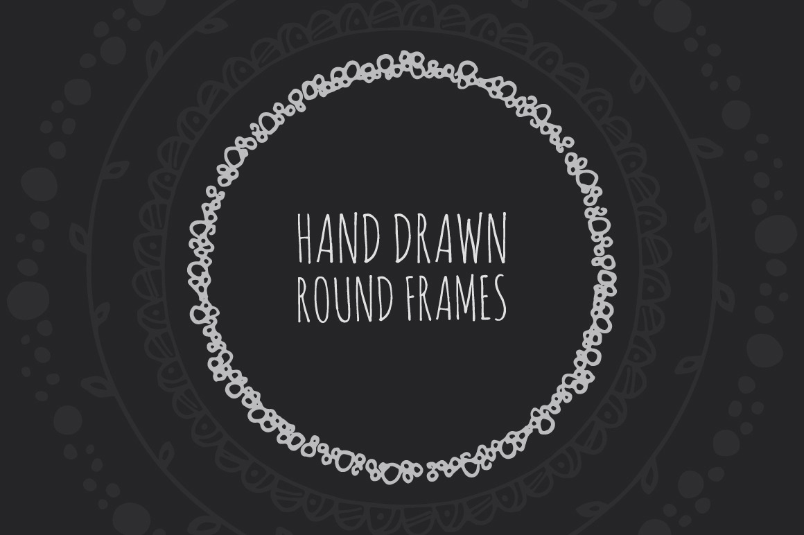 90 Decorative Round Frames, a Decorative Illustration by DESIGN BY nube