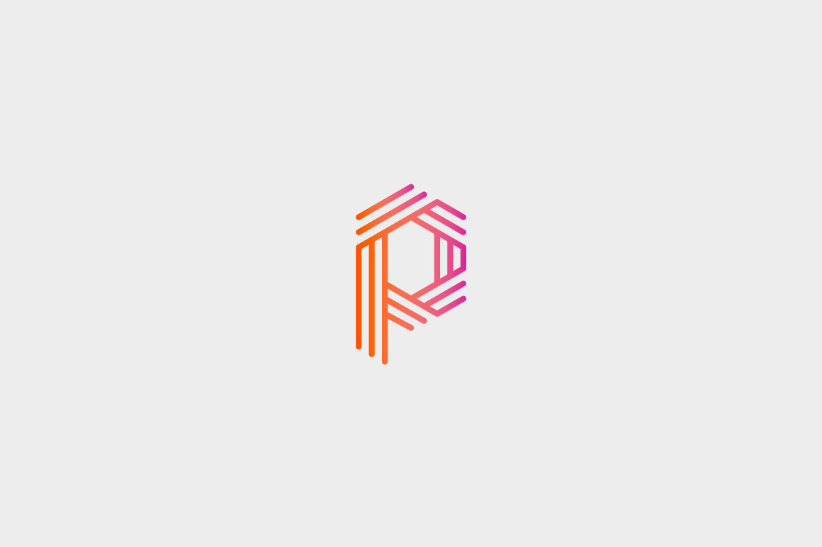 Abstract Letter p logo design | Branding & Logo Templates ~ Creative Market