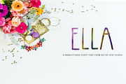 Ella Hand Drawn Font, a Sans Serif Font by OnTheSpotStudio