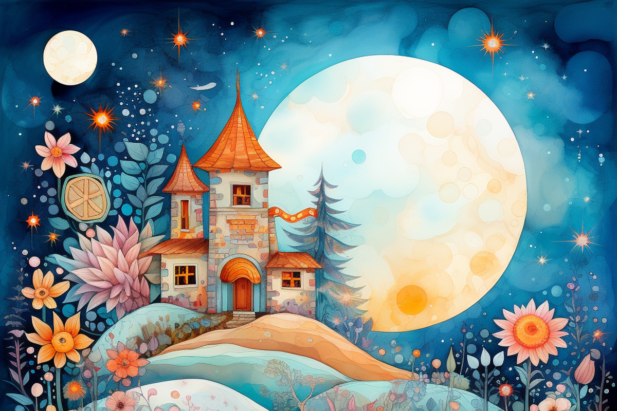Moon Flower House.